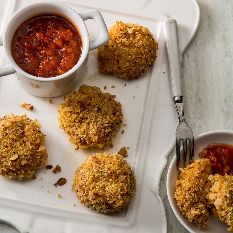 Little Italy Tomato Arancini Recipe | Blue Diamond