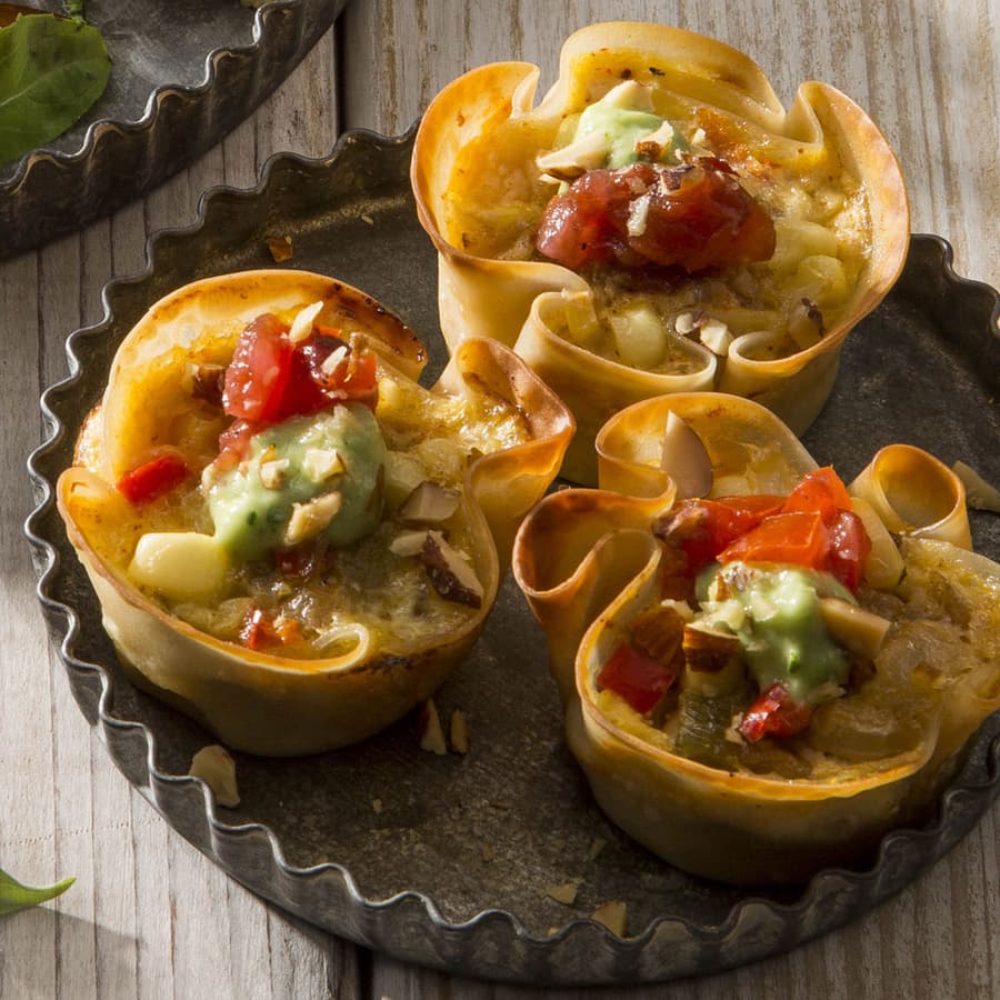 Gold Rush Sriracha Almond Cups Recipe | Blue Diamond