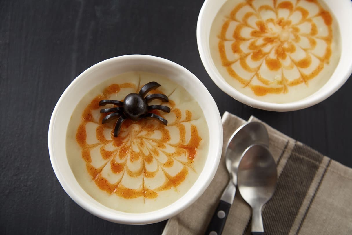 Spider Web Potato Soup | Blue Diamond