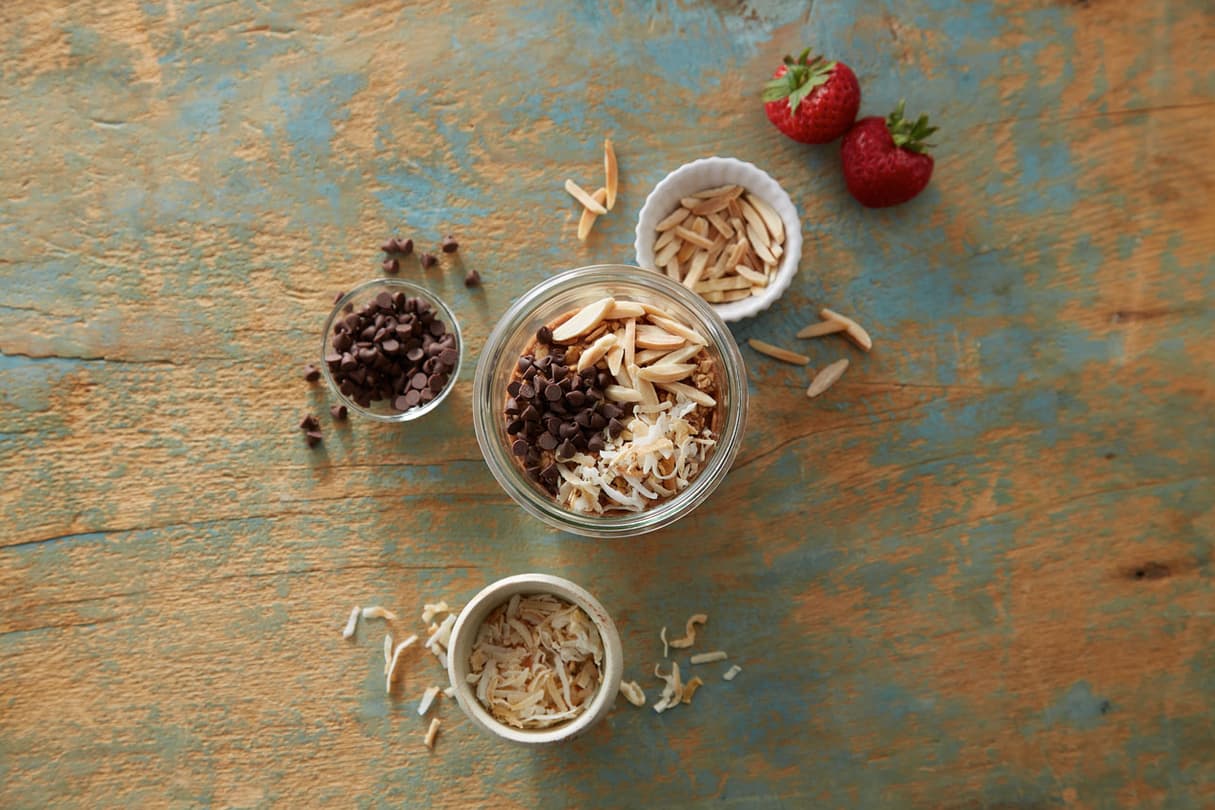 Almond Joy Overnight Oats | Blue Diamond
