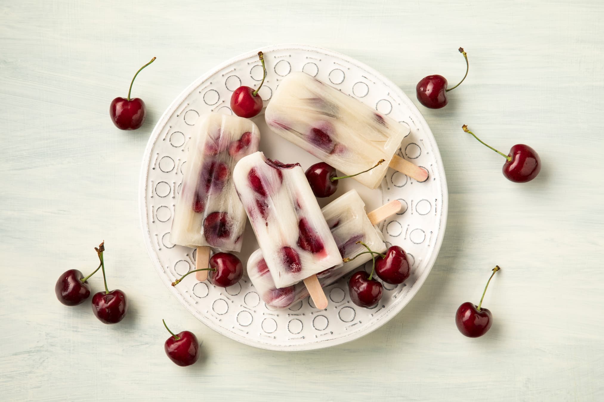 Almond Breeze Cherry Ice Pops Recipe | Blue Diamond