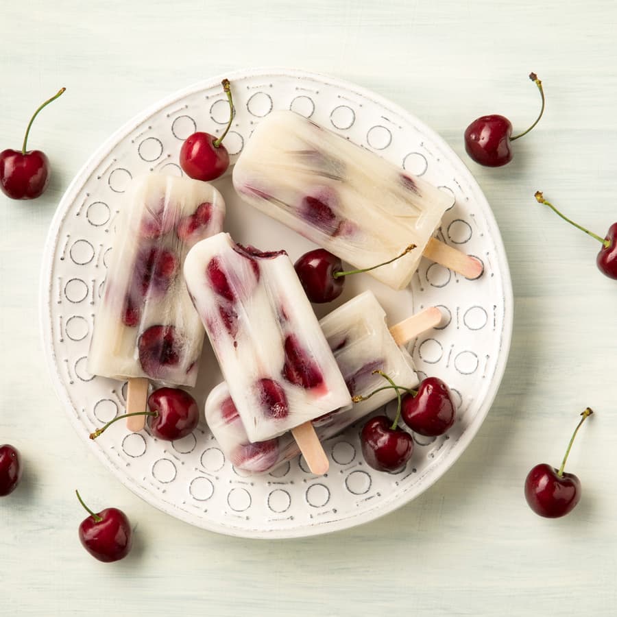 Almond Breeze Cherry Ice Pops Recipe | Blue Diamond