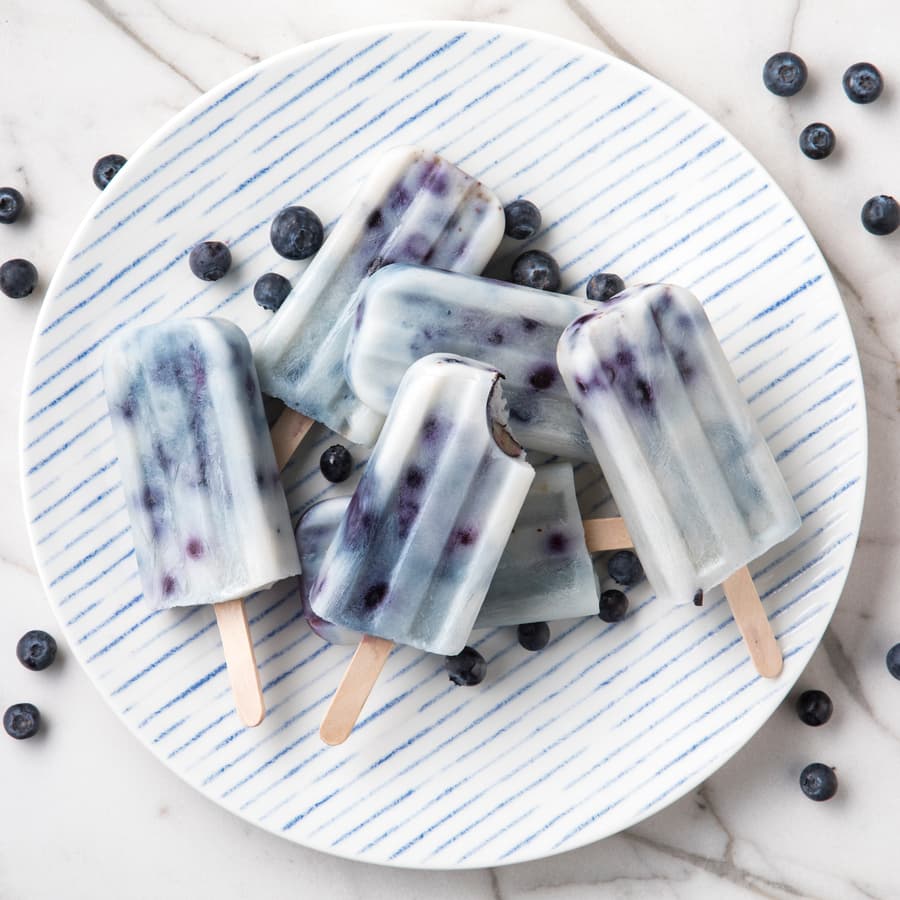 Almond Breeze Blueberry Ice Pops | Blue Diamond