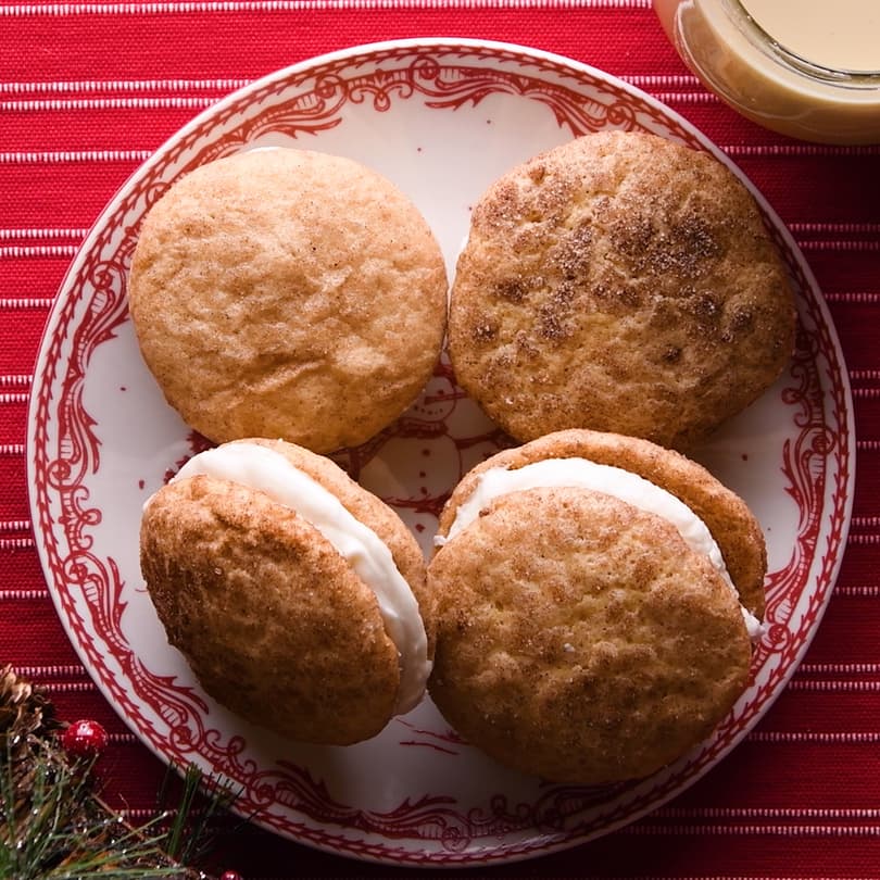 Nog Snickerdoodle Whoopie Pies | Blue Diamond