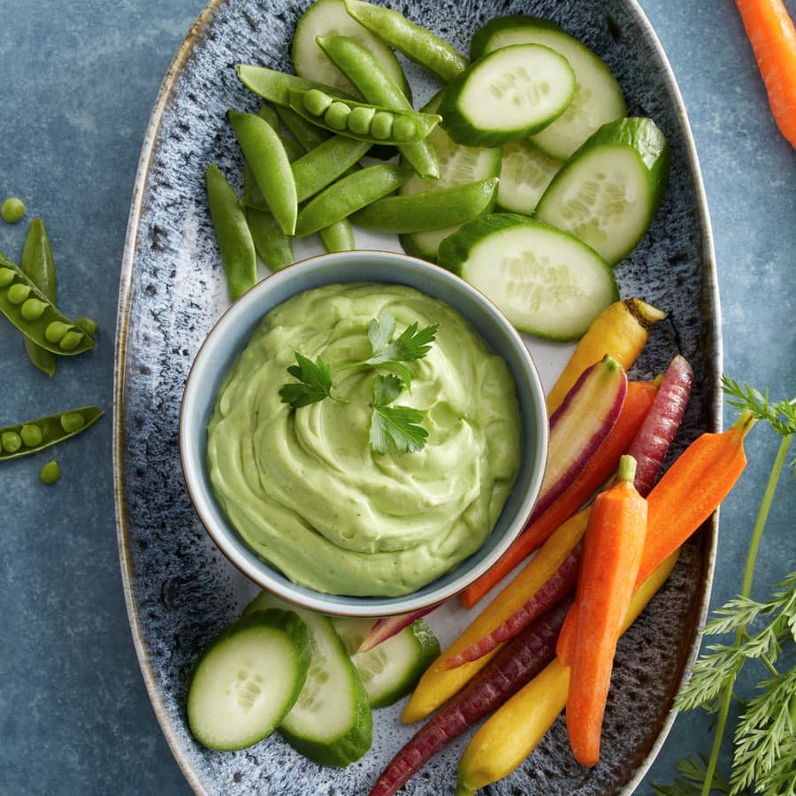 St. Patrick's Day Avocado Ranch Dip | Blue Diamond