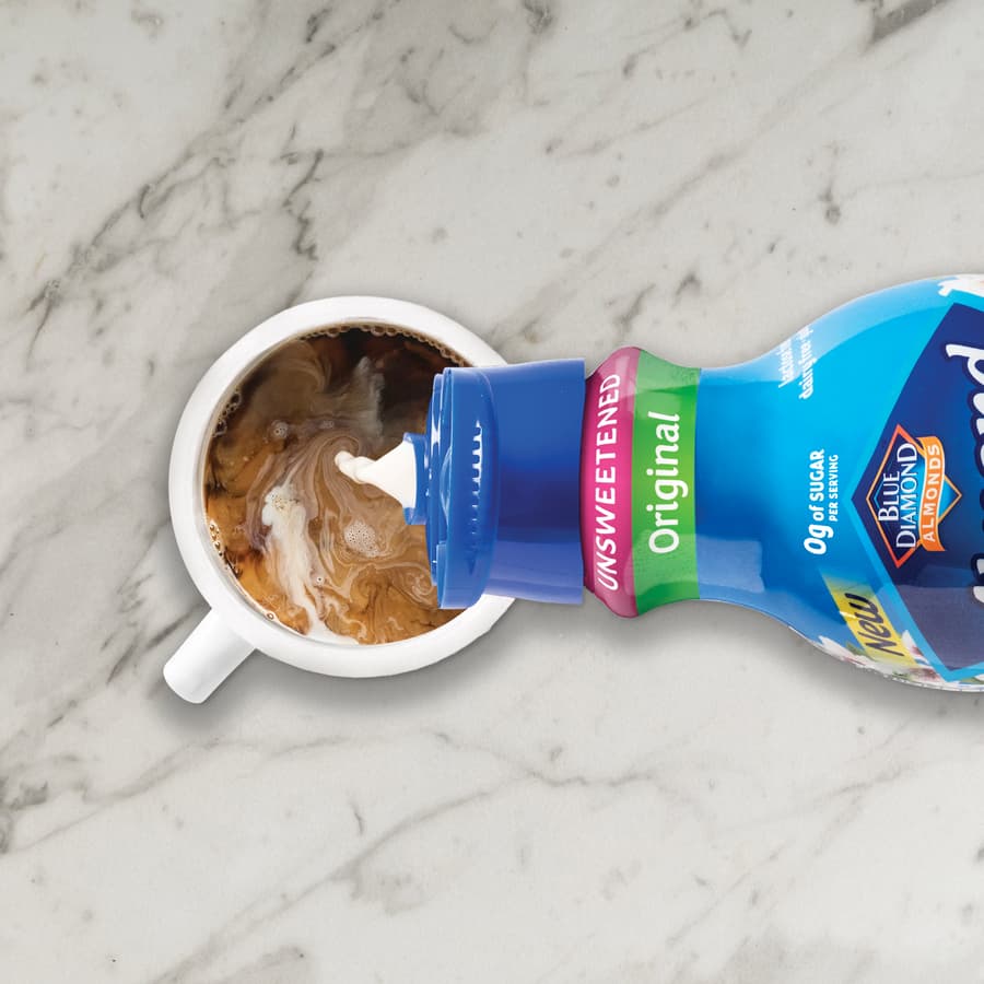 Dairy Free Almond Milk Coffee Creamers | Blue Diamond