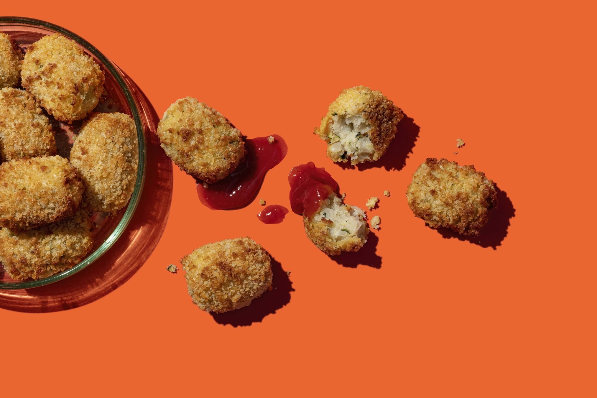 Crispy Almond Zucchini Tots Recipe | Blue Diamond