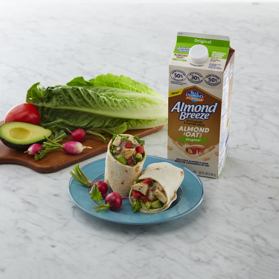 Ranch Chicken Wraps Recipe | Blue Diamond