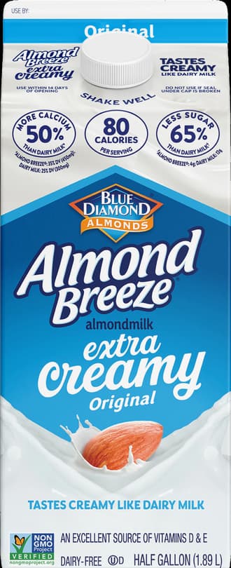Almond Milk Nog | Almond Milk Eggnog | Almond Breeze | Blue Diamond
