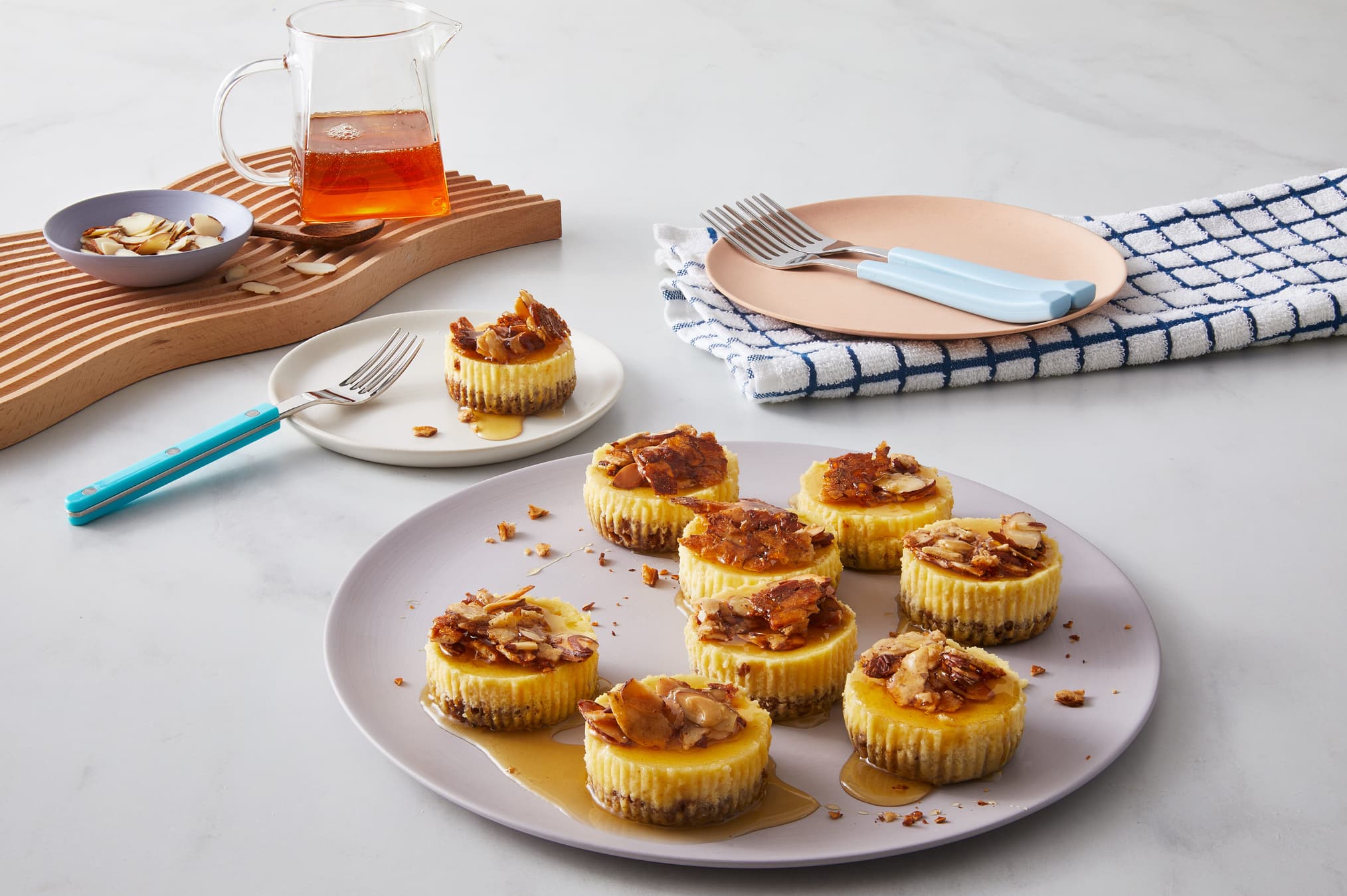 Mini Goat Cheese Cheesecakes | Blue Diamond