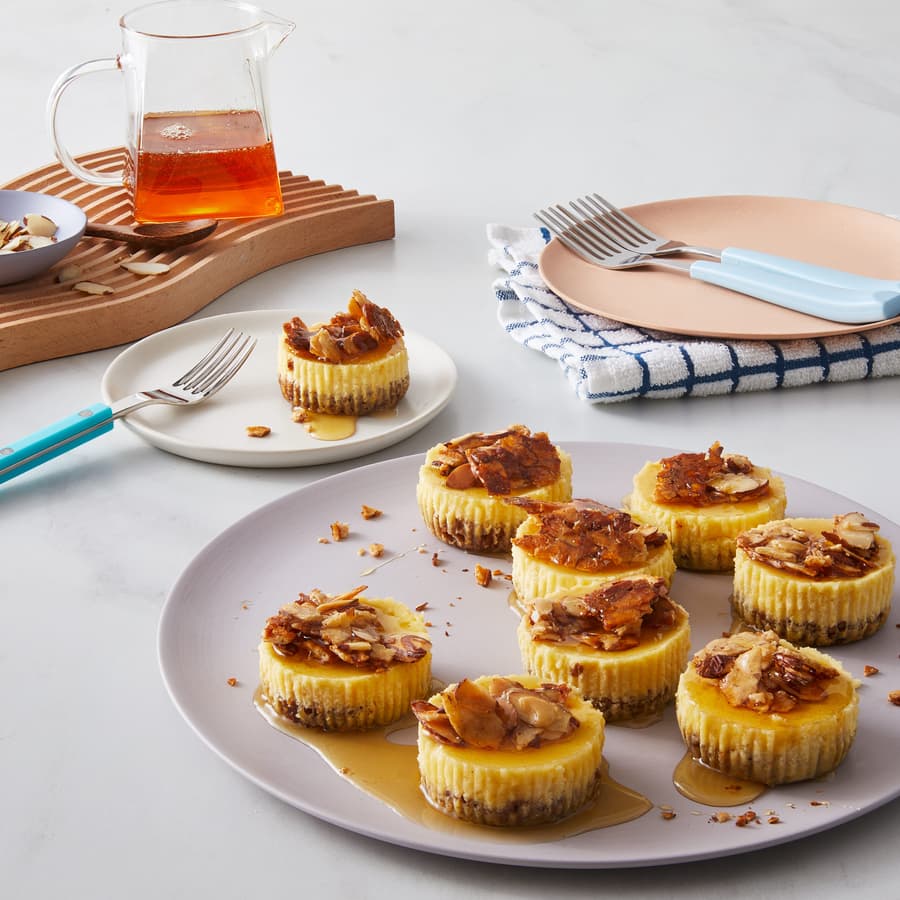 Mini Goat Cheese Cheesecakes | Blue Diamond